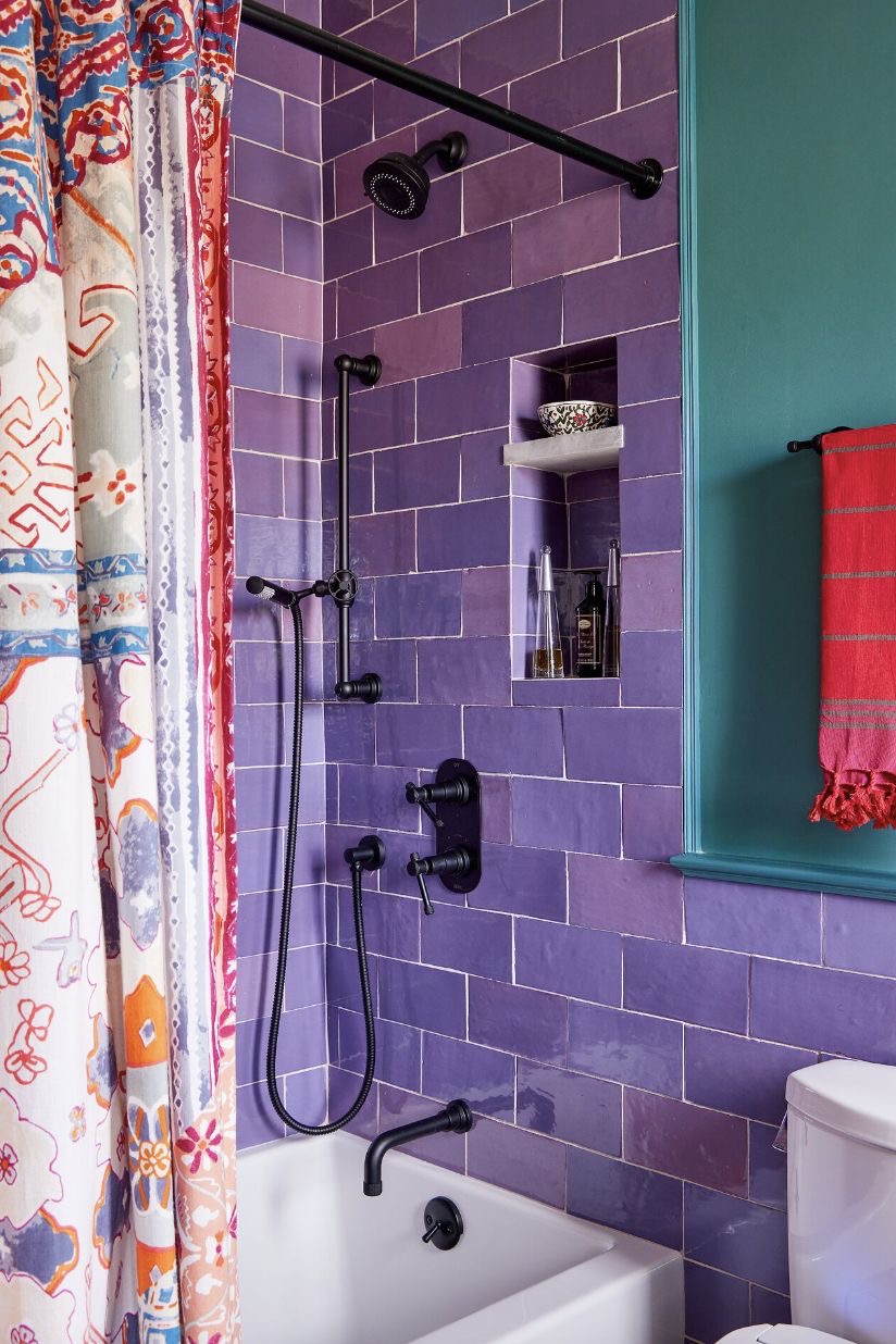 27 Purple Bathroom Ideas to Elevate Your Home's Elegance - placeideal.com