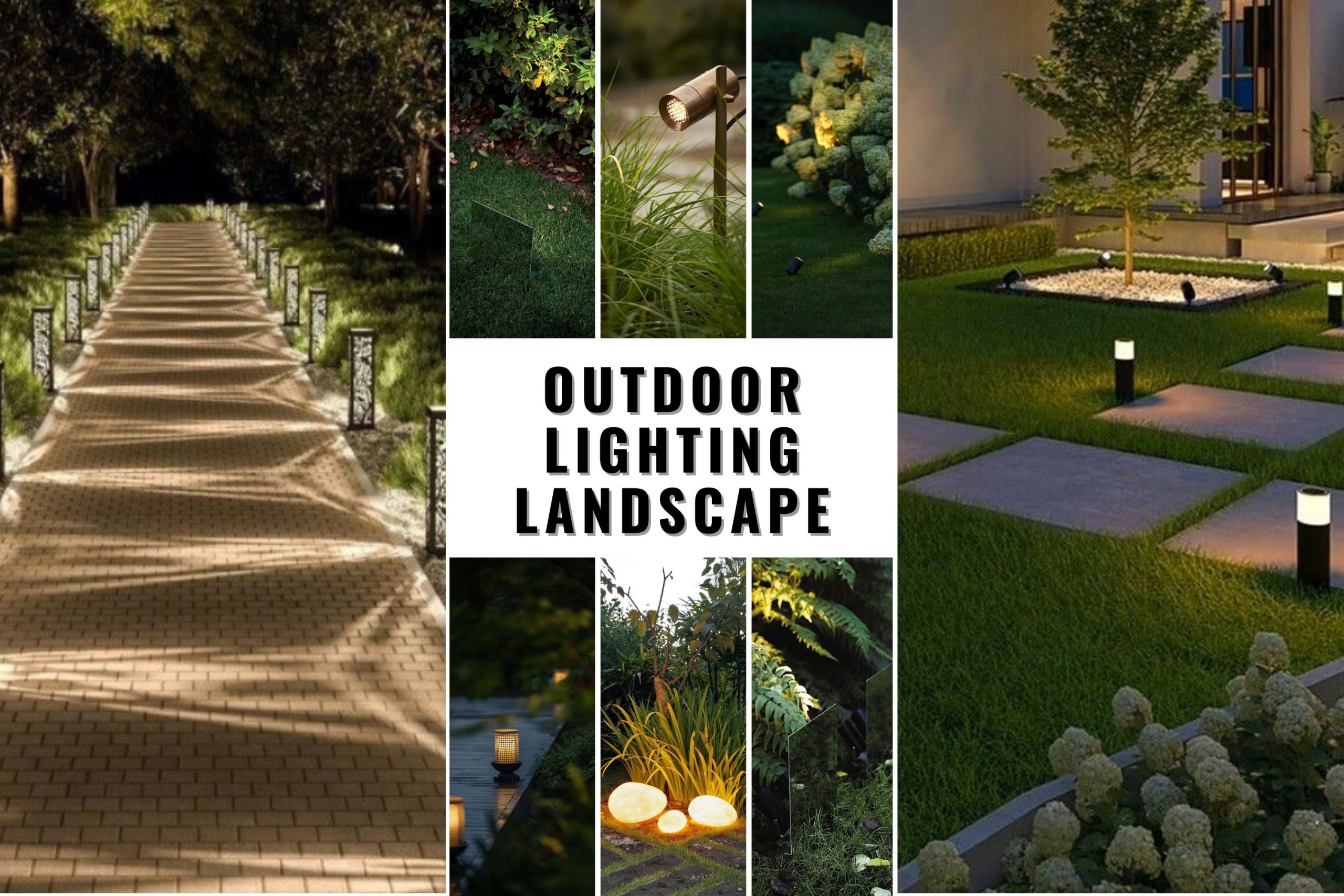 Top 30 Outdoor Lighting Landscape Designs for Magical Evenings ...