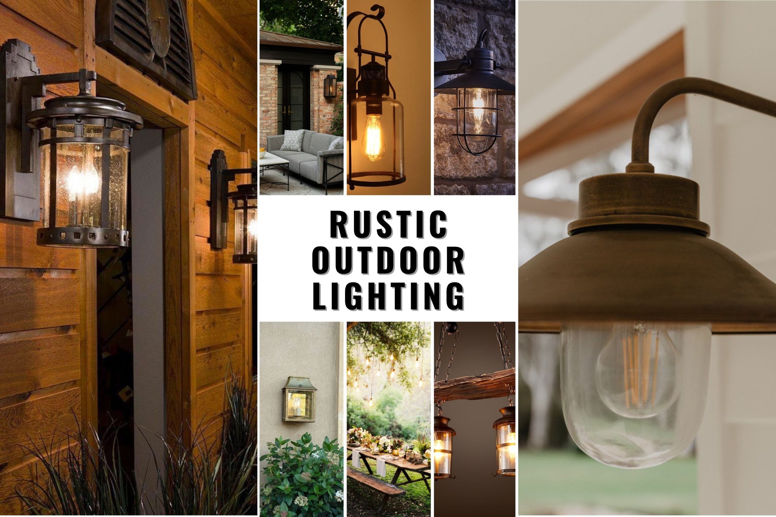 Top 36 Rustic Outdoor Lighting Ideas – Illuminate with Style & Charm ...
