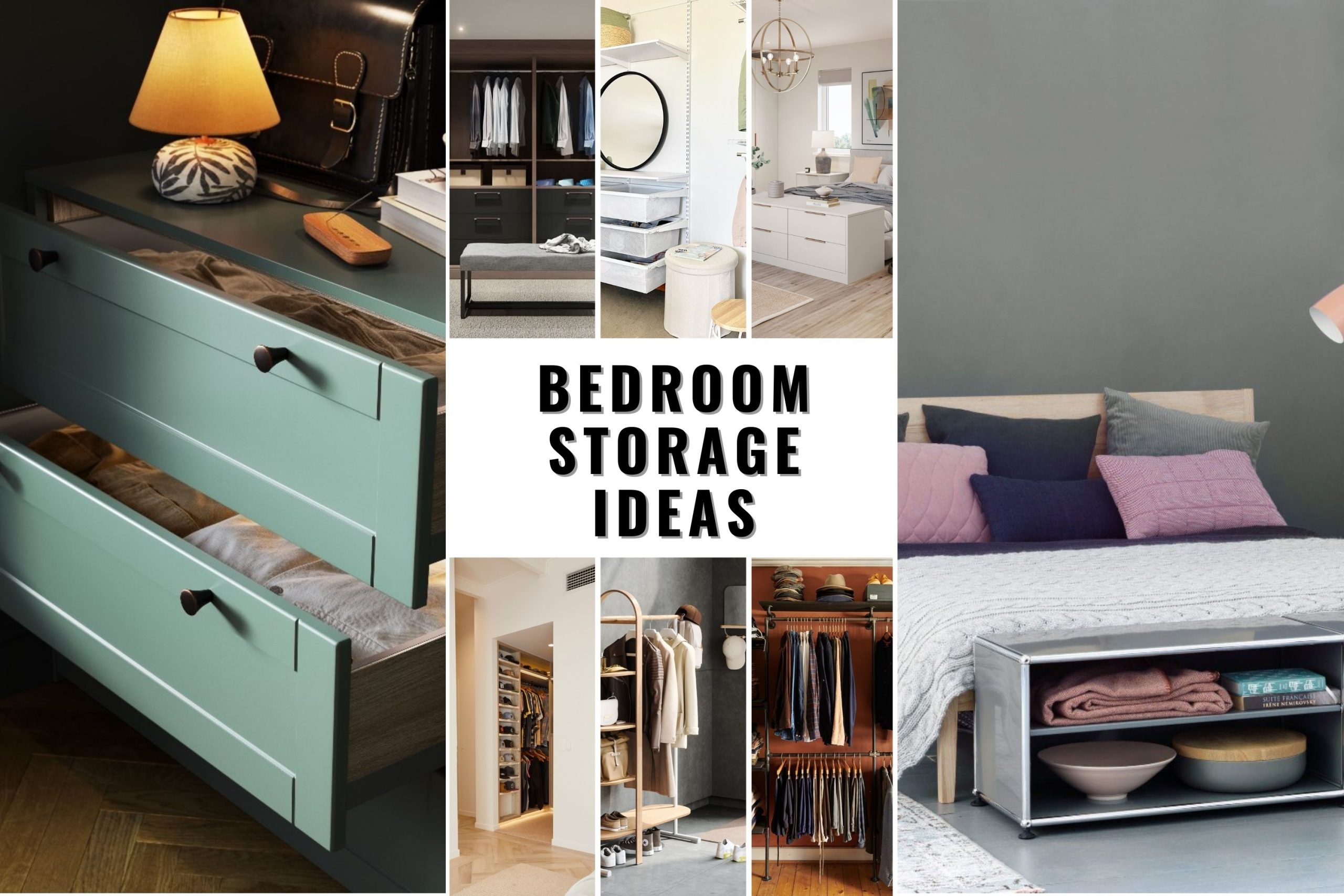 Maximize Space with 32 Bedroom Storage Ideas | Smart & Stylish ...