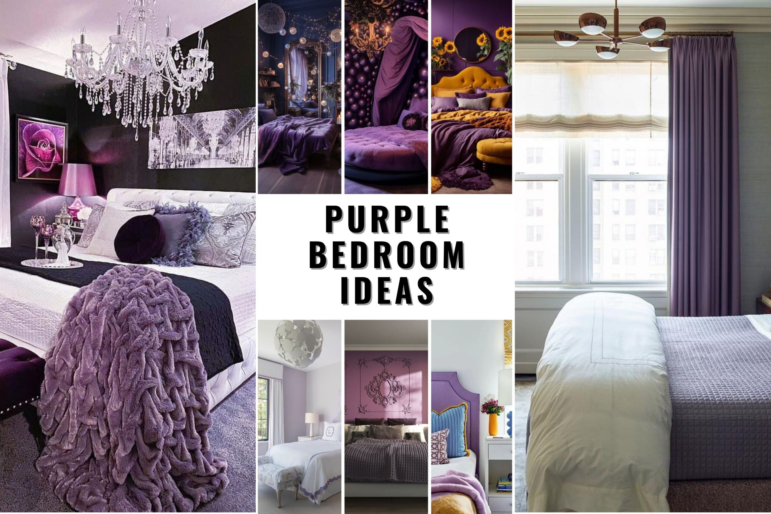 29 Purple Bedroom Ideas for Every Style - Lavish to Minimalist Elegance ...