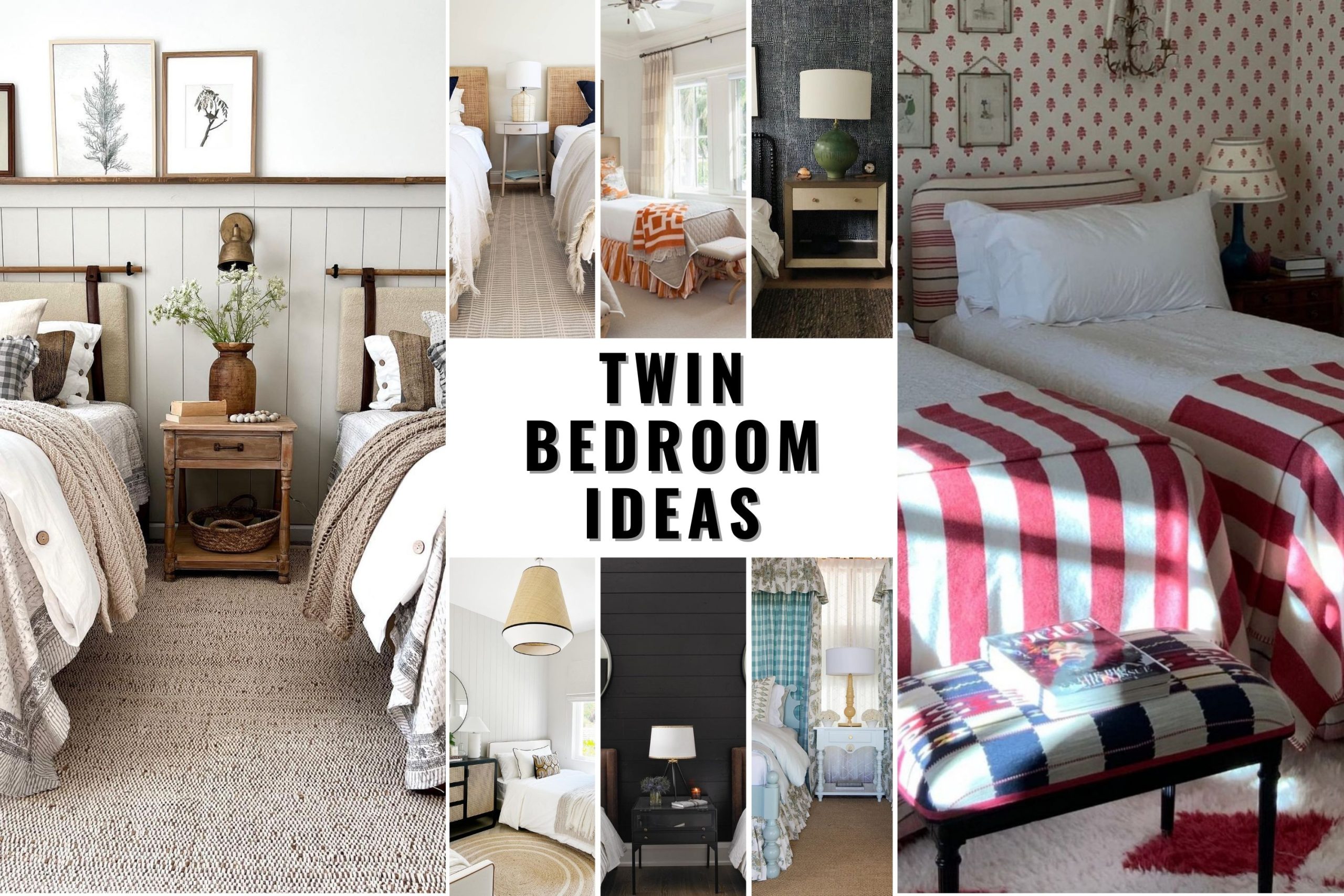 36 Twin Bedroom Ideas: Transform Your Space with Style | Design Guide ...