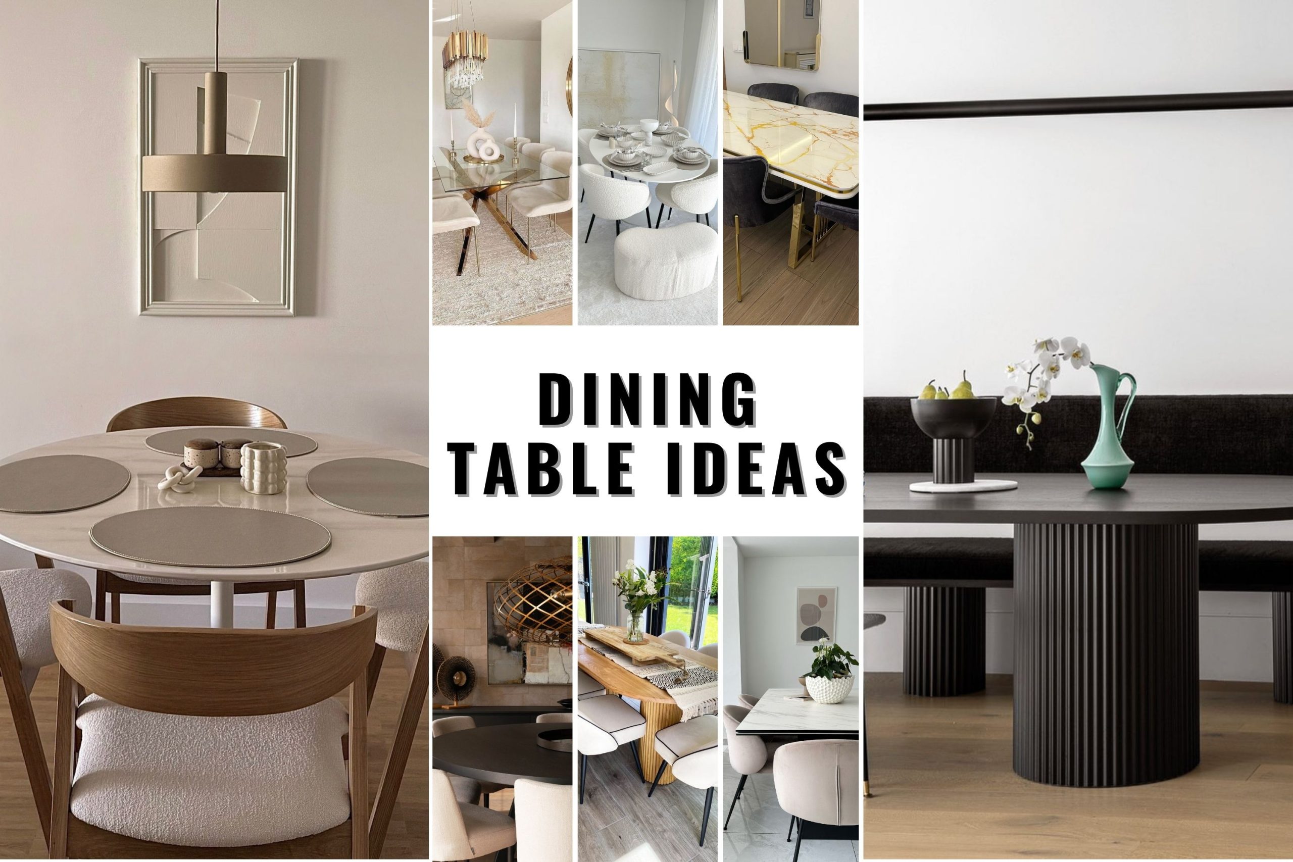 Top 24 Dining Table Ideas to Elevate Your Home Décor - Explore Now ...