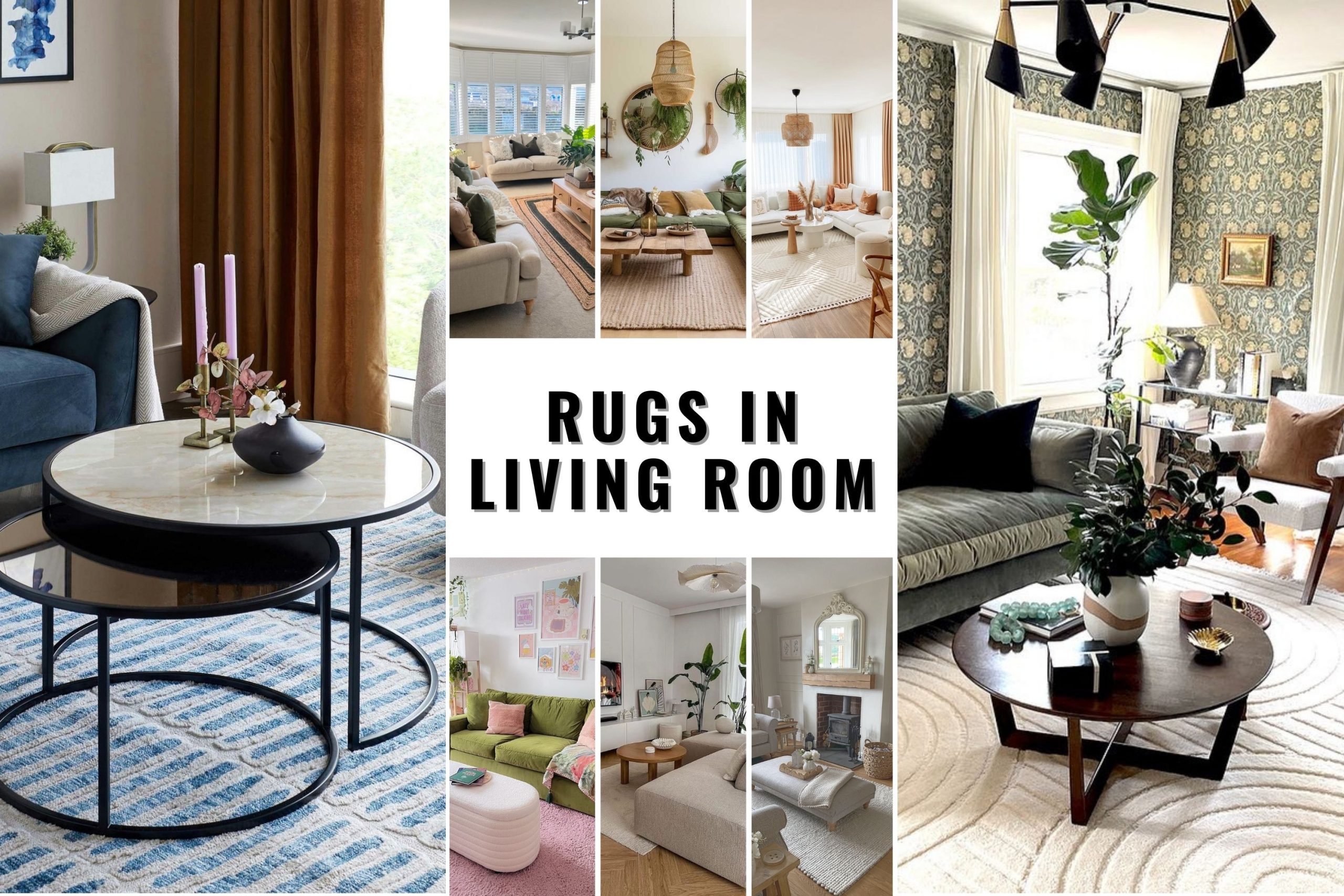 30 Rugs in Living Room: Elevate Your Home with Cozy Chic Designs ...