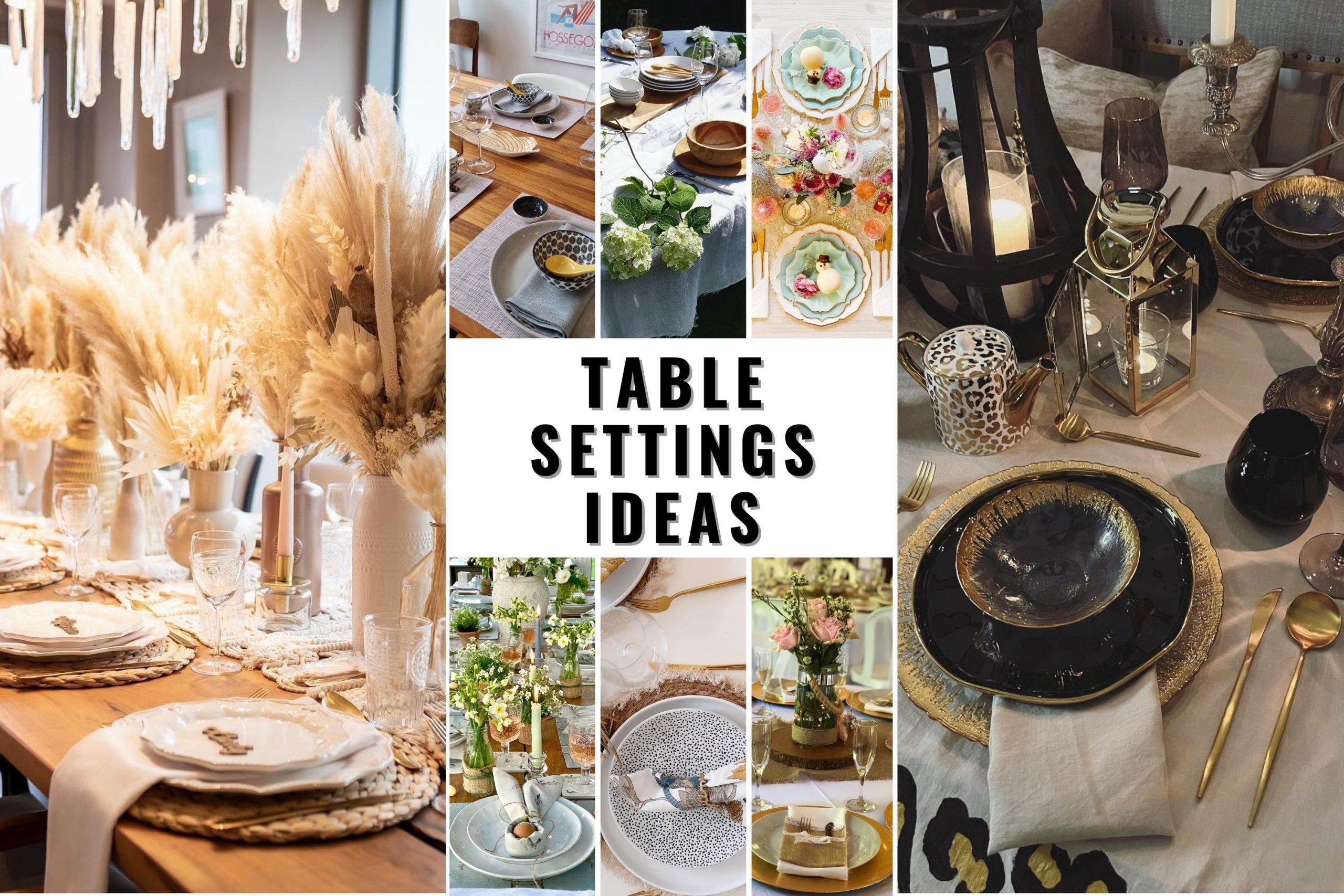 33 Table Settings Ideas: Elevate Your Dining Ambiance - placeideal.com
