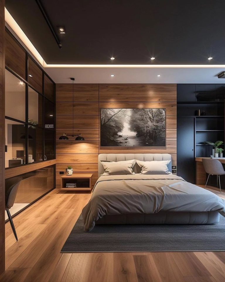 Explore 32 Mens Bedroom Ideas for Modern Masculine Style | Ultimate ...