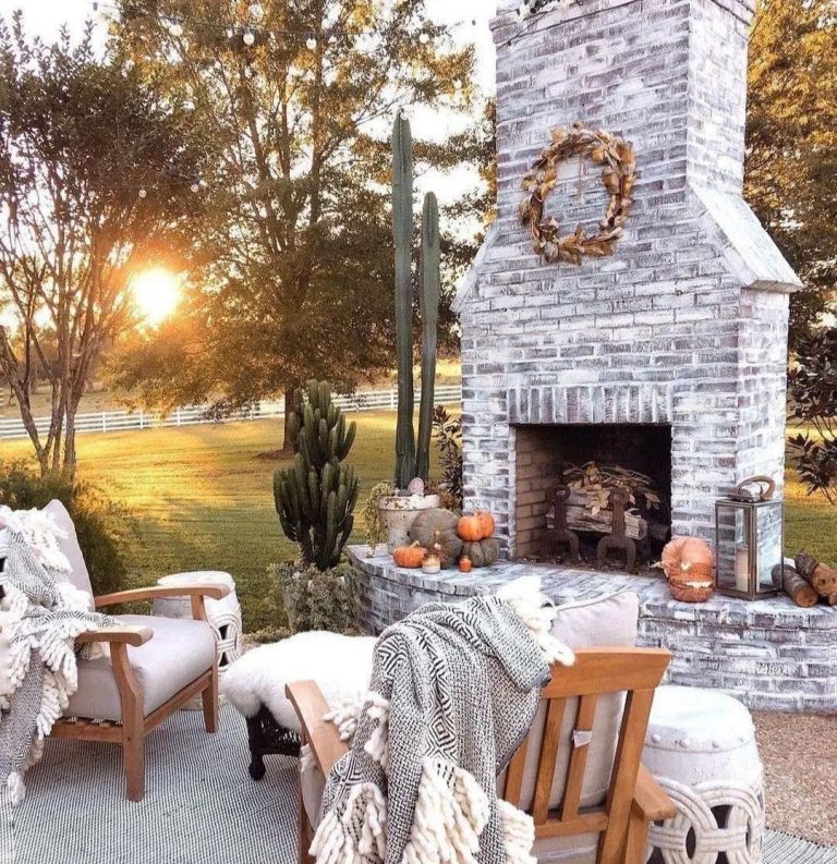 39 Outdoor Fireplace Ideas: Rustic Charm to Contemporary Elegance ...