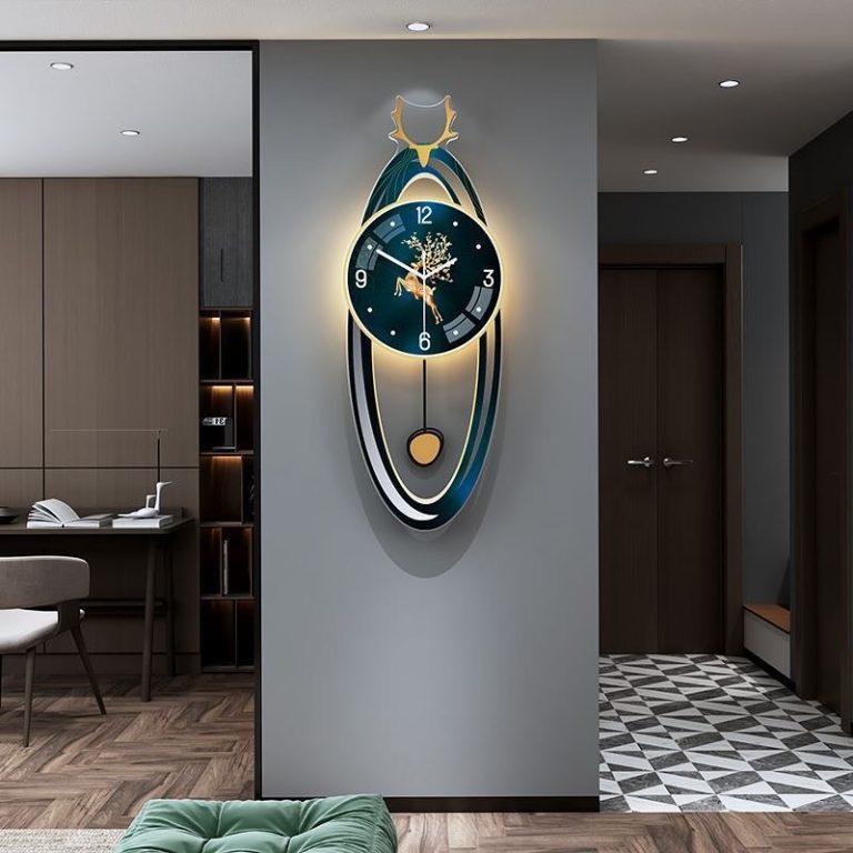 27 Wall Clock Styles to Elevate Your Living Room Decor Elegantly ...