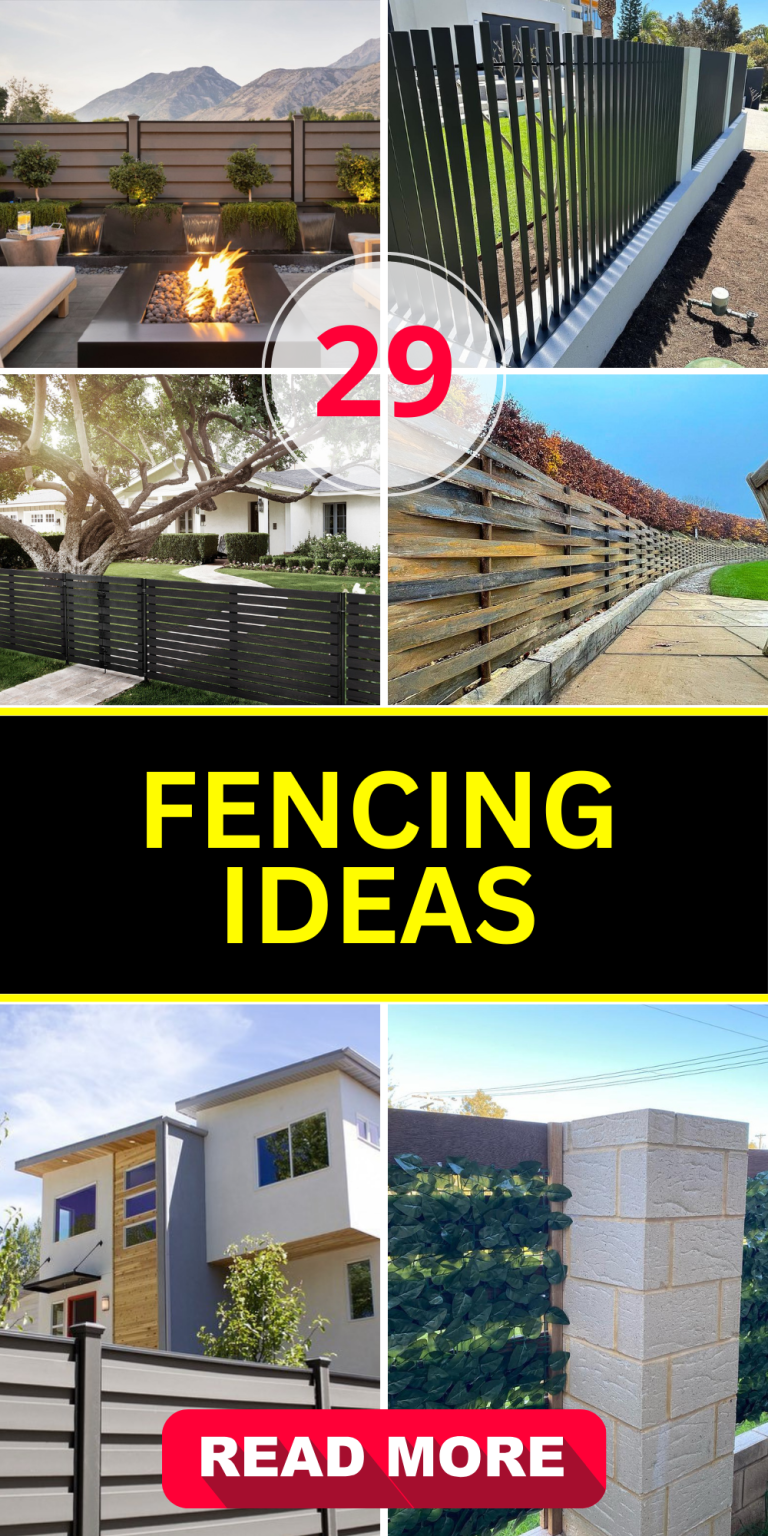 29 Fencing Ideas for Privacy & Style: Transform Your Outdoor Space ...