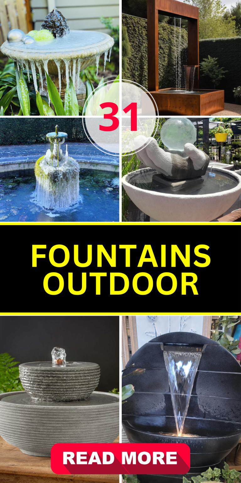 31 Unique Outdoor Fountains - Transform Your Garden into a Retreat ...