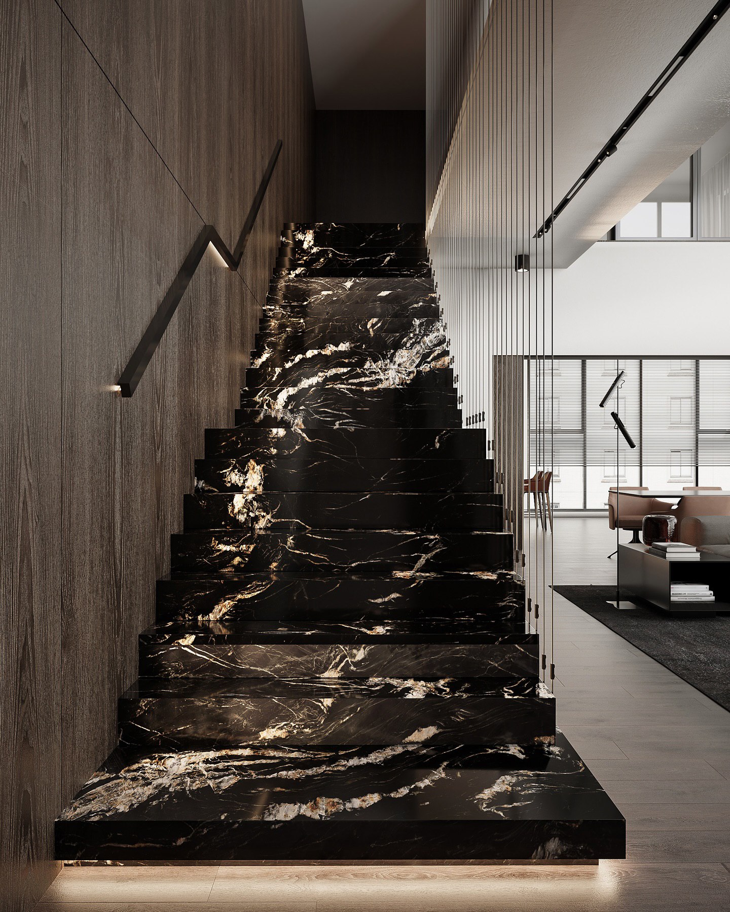 27 Dark Staircase Ideas - Transform Your Home with Elegant Designs ...