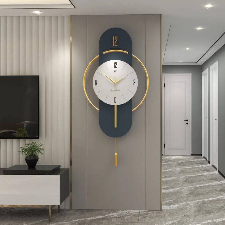 27 Wall Clock Styles to Elevate Your Living Room Decor Elegantly ...