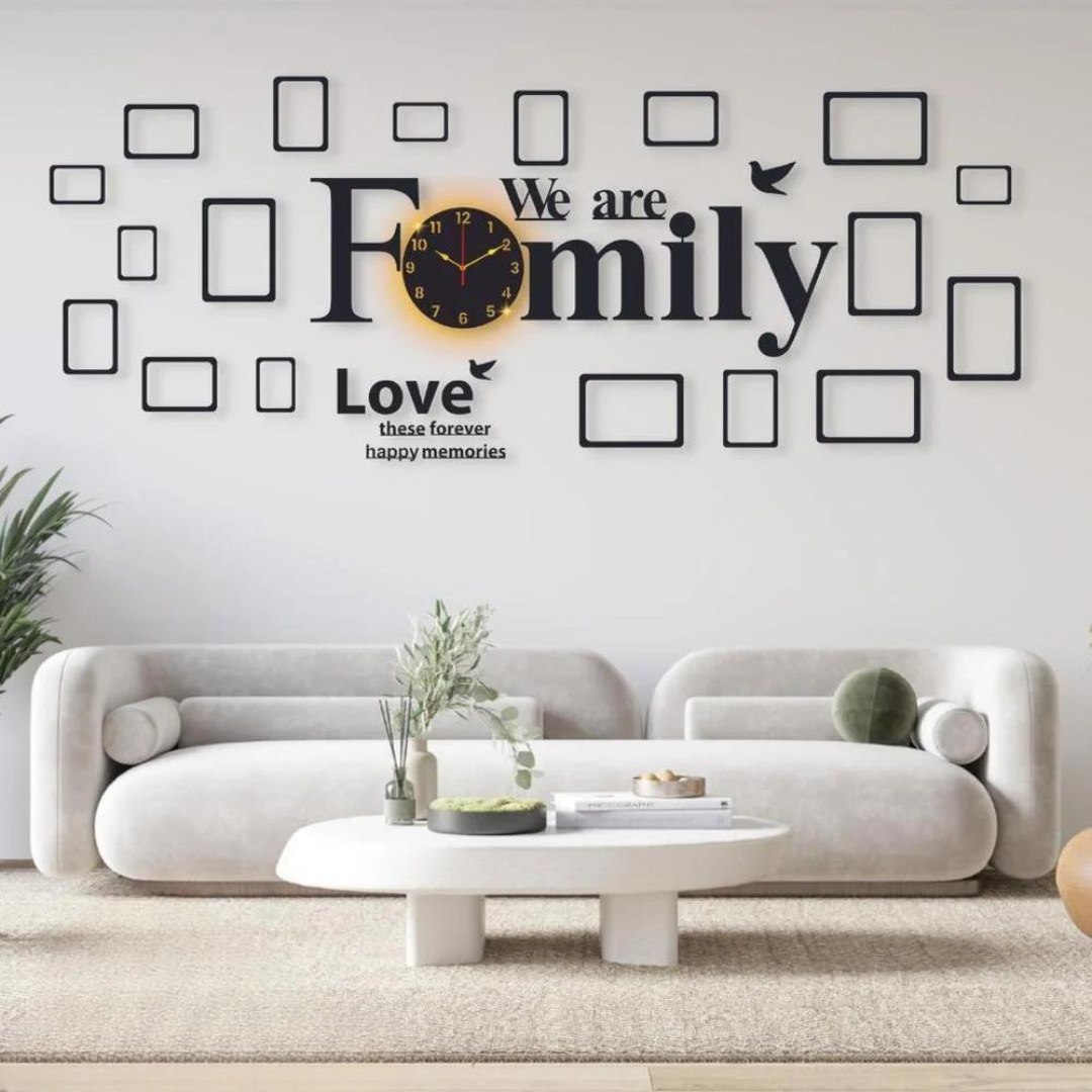 27 Wall Clock Styles to Elevate Your Living Room Decor Elegantly ...