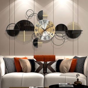 27 Wall Clock Styles to Elevate Your Living Room Decor Elegantly ...