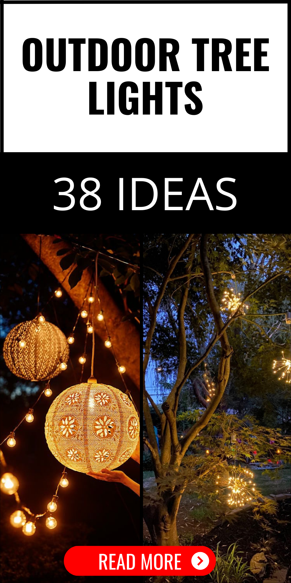 38 Outdoor Tree Lights to Transform Your Garden - Magical Lighting ...