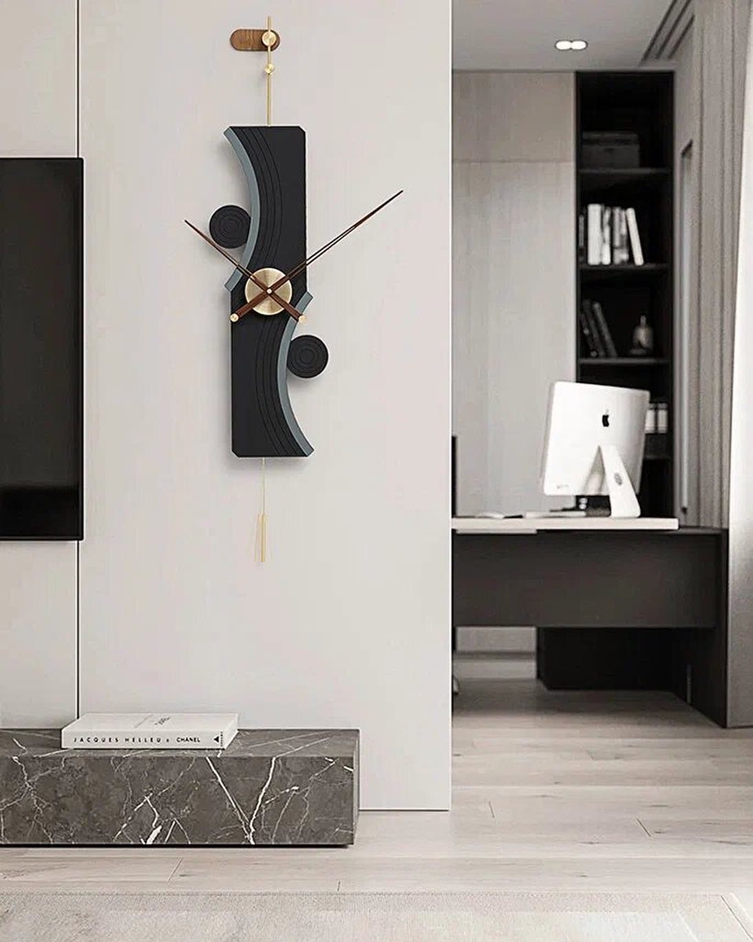 27 Wall Clock Styles to Elevate Your Living Room Decor Elegantly ...