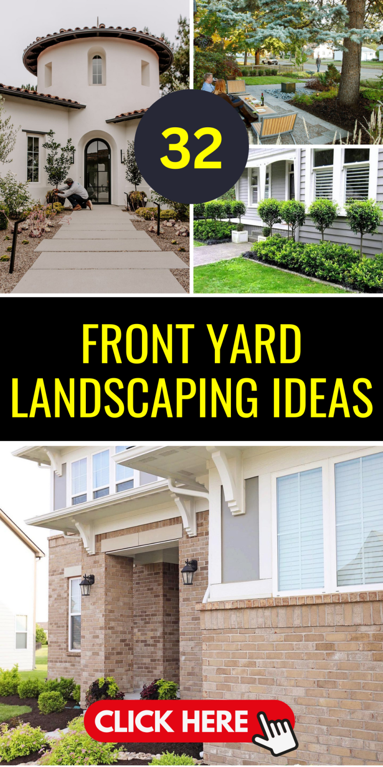 32 Front Yard Landscaping Ideas for Stunning Curb Appeal - placeideal.com