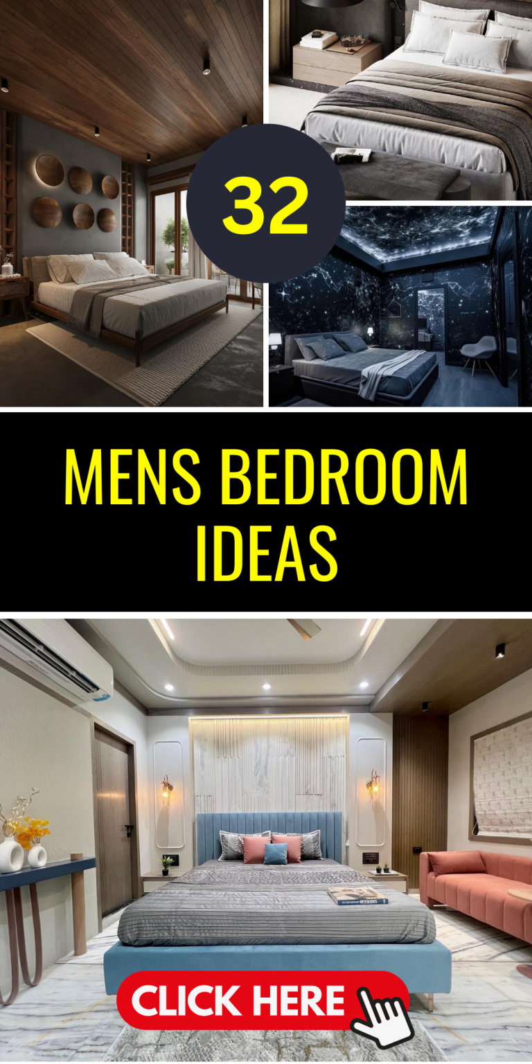 Explore 32 Mens Bedroom Ideas for Modern Masculine Style | Ultimate ...