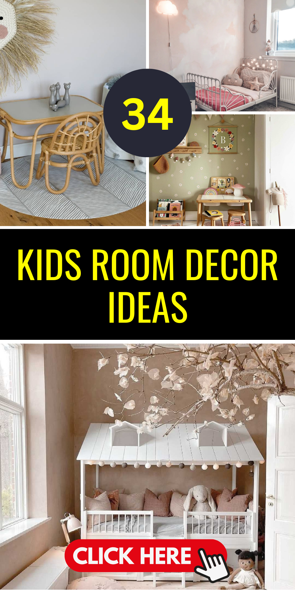 34 Kids Room Decor Ideas: Inspiring Designs for Playful Spaces ...