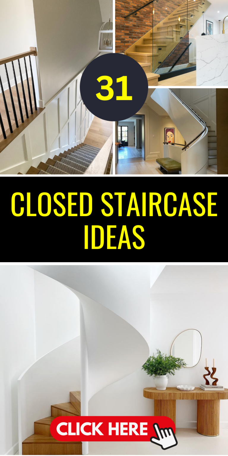 31 Closed Staircase Ideas - Transform Your Space with Chic Designs ...