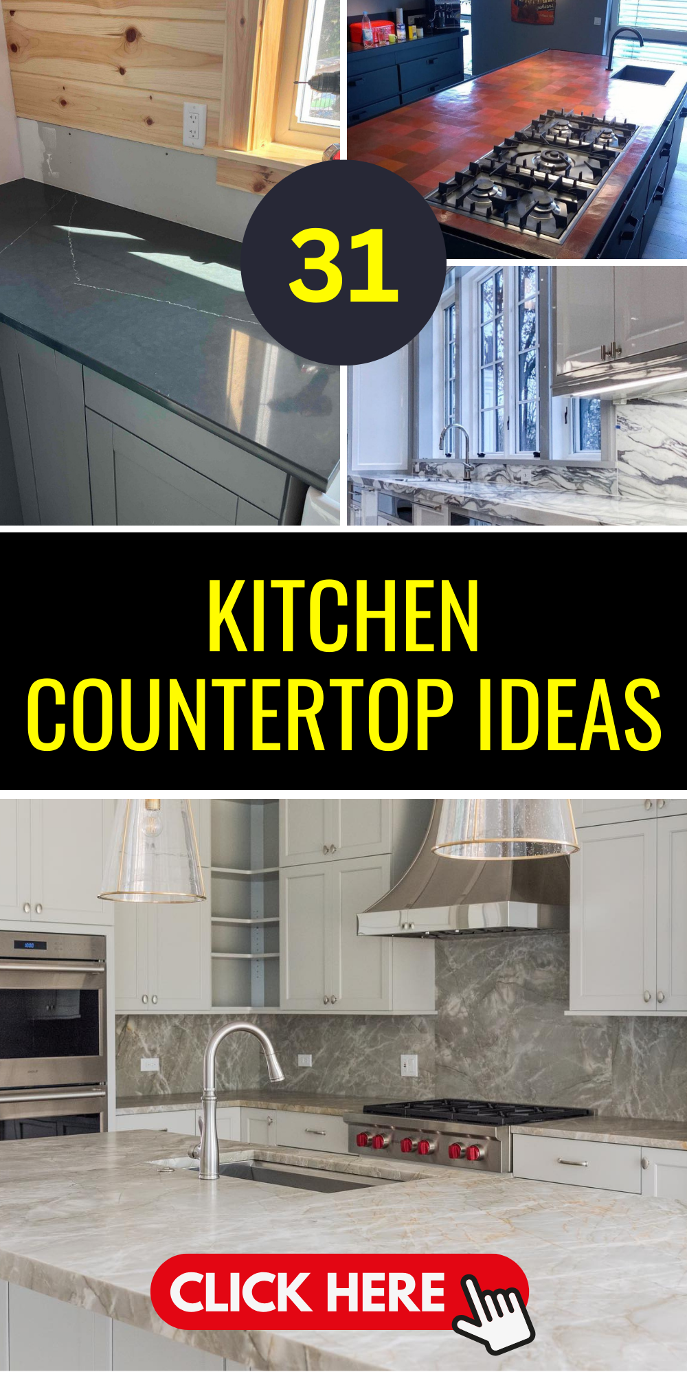 Discover 31 Unique Kitchen Countertop Ideas to Elevate Your Home ...