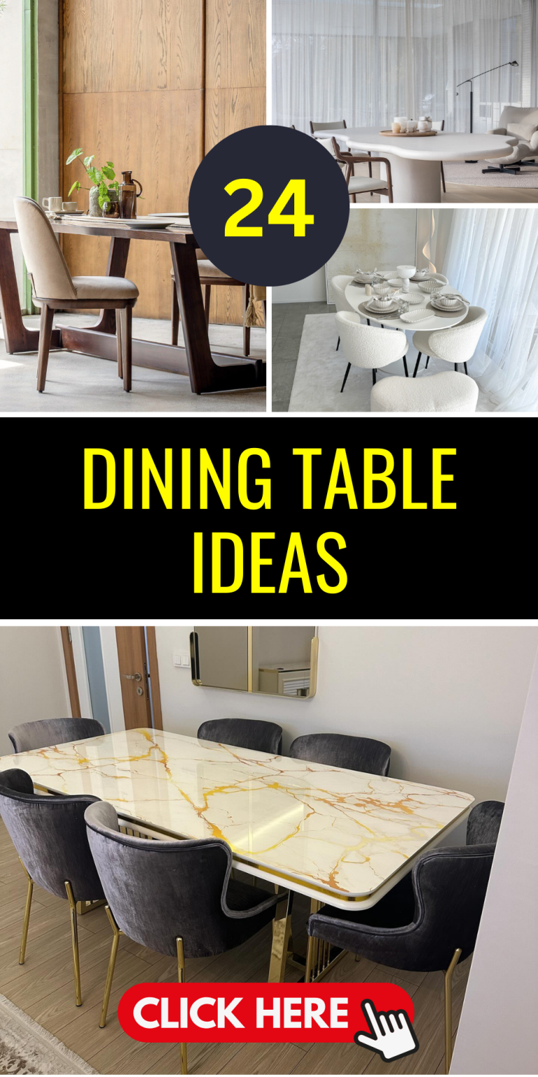 Top 24 Dining Table Ideas to Elevate Your Home Décor - Explore Now ...
