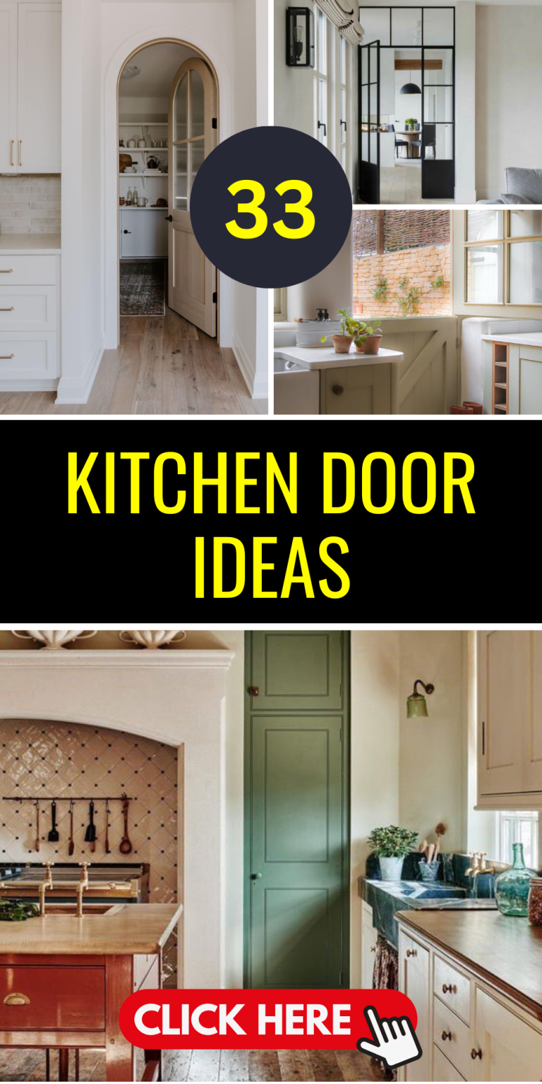 33 Kitchen Door Ideas to Transform Your Culinary Space Elegantly ...