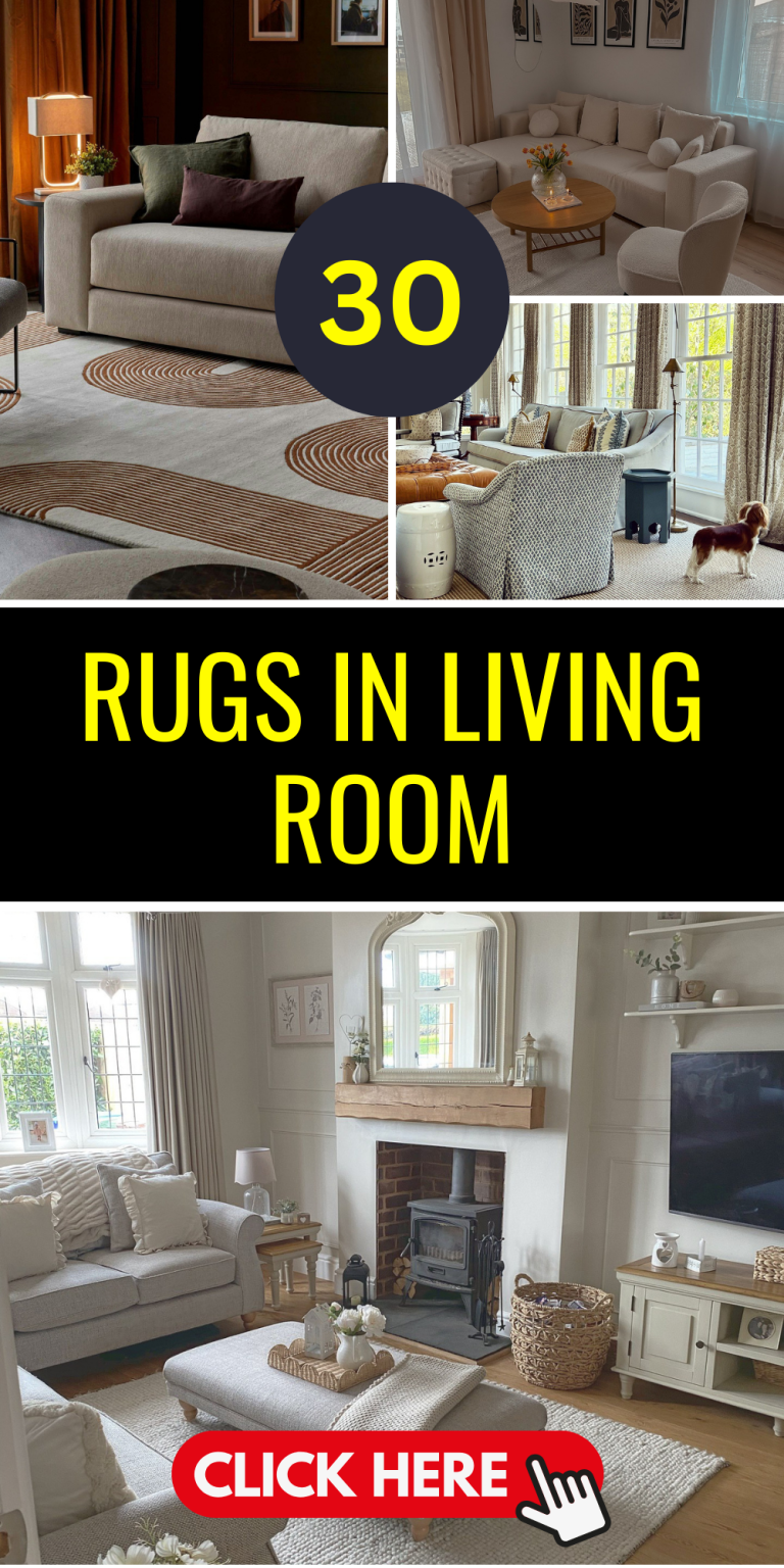 30 Rugs in Living Room: Elevate Your Home with Cozy Chic Designs ...