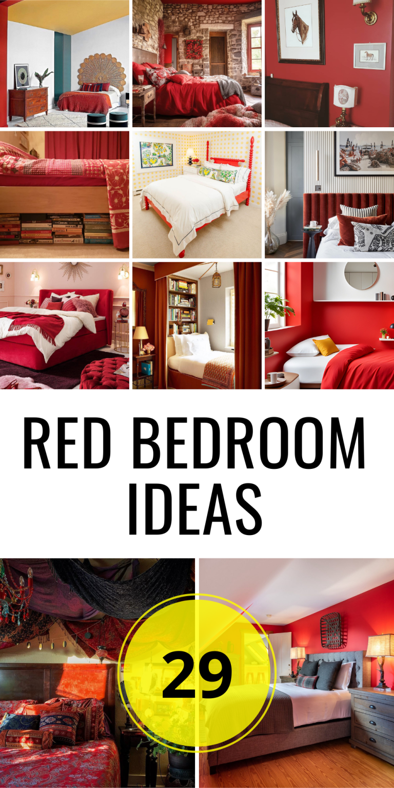 Enliven Your Space: 29 Red Bedroom Ideas for Passionate Decor ...