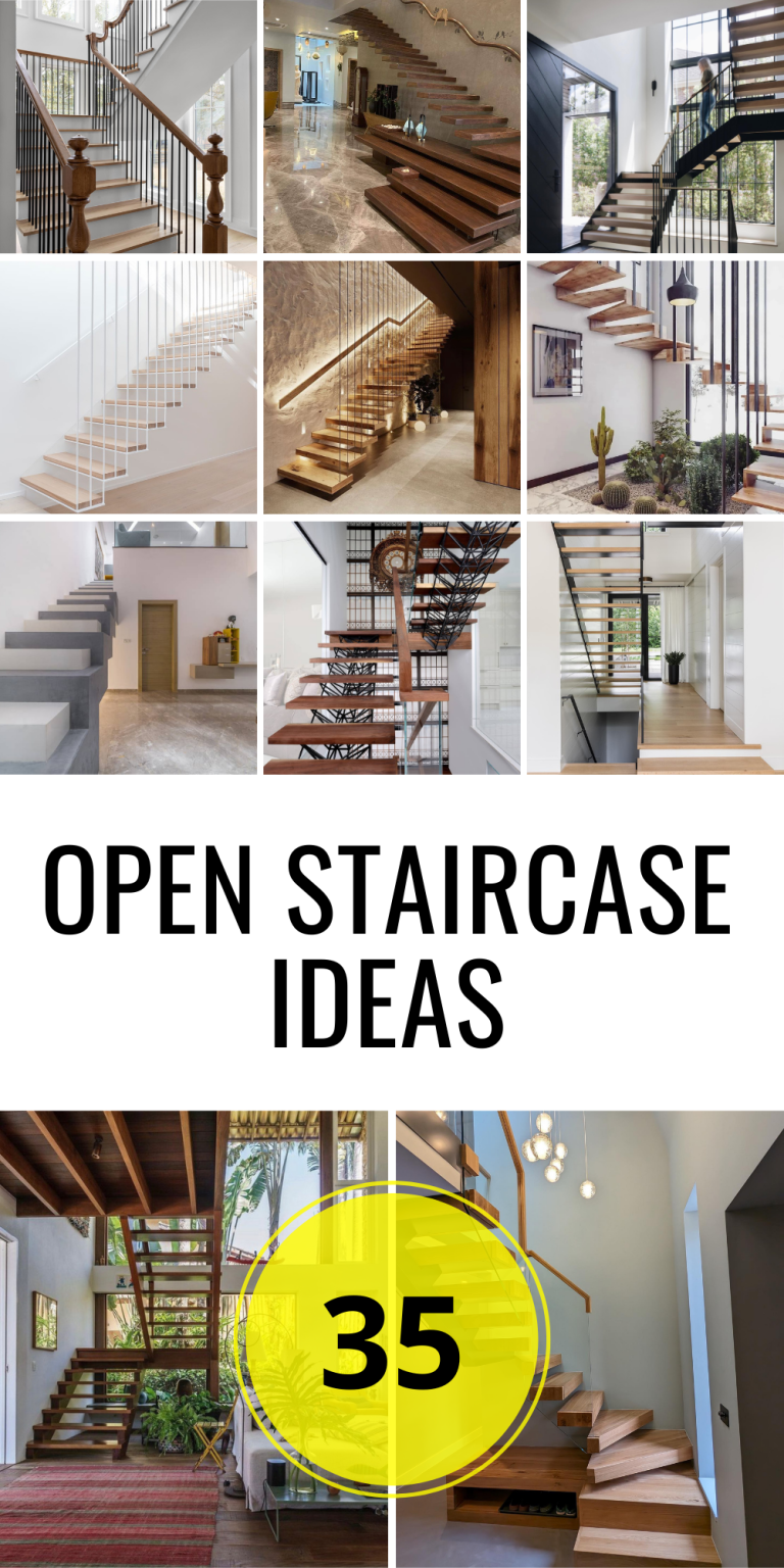 35 Open Staircase Ideas for Modern Homes: Design & Decor Inspiration ...