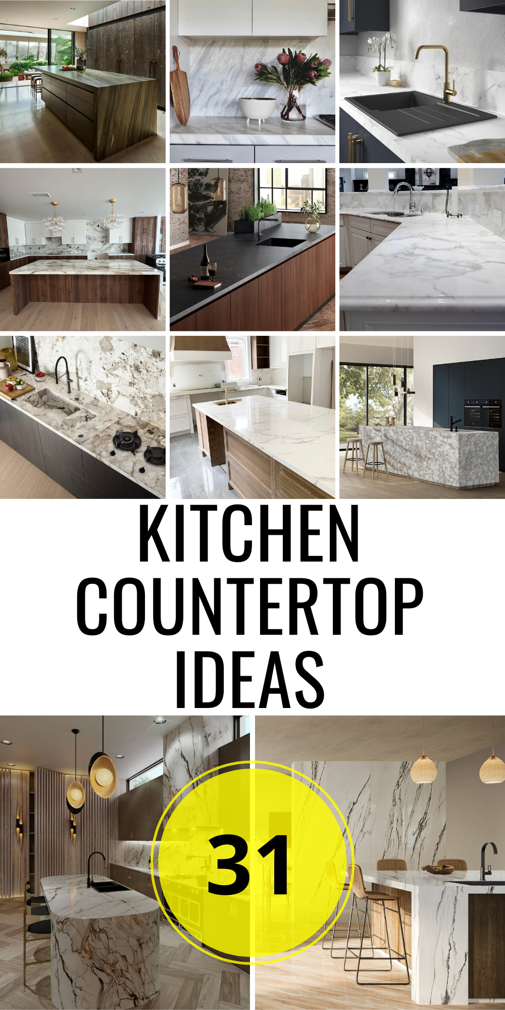 Discover 31 Unique Kitchen Countertop Ideas to Elevate Your Home ...