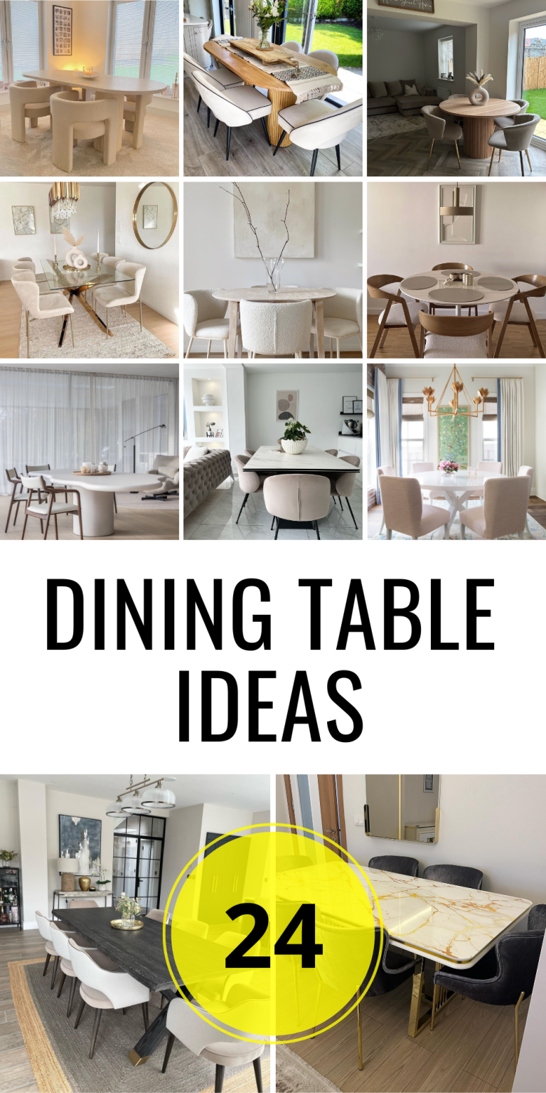 Top 24 Dining Table Ideas to Elevate Your Home Décor - Explore Now ...