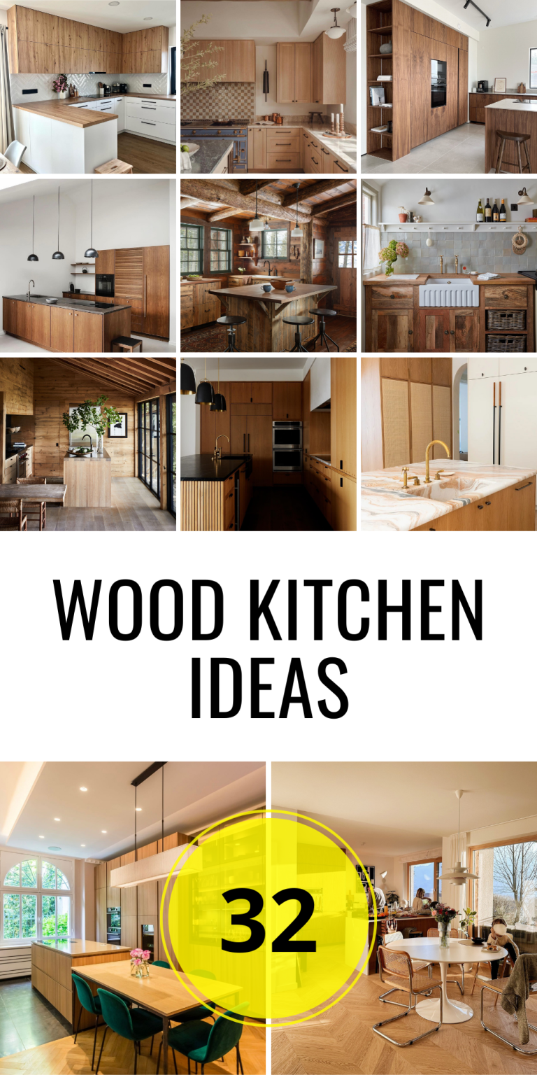 32 Wood Kitchen Ideas: Transform Your Space with Timeless Charm ...