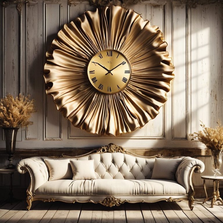 27 Wall Clock Styles to Elevate Your Living Room Decor Elegantly ...