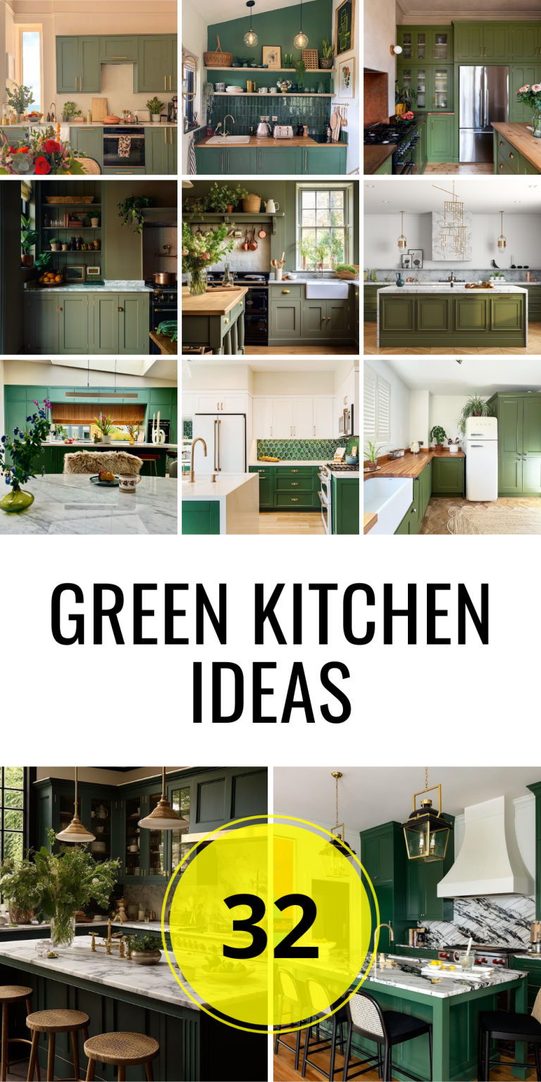 32 Lush Green Kitchen Ideas for a Fresh, Modern Home Update ...