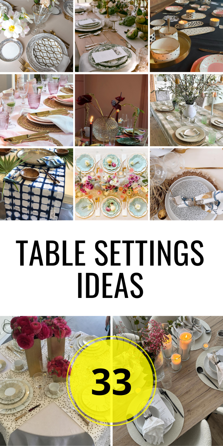 33 Table Settings Ideas: Elevate Your Dining Ambiance - placeideal.com