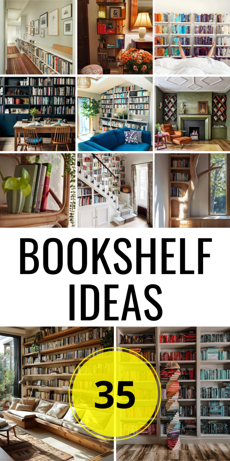 35 Bookshelf Ideas to Transform Your Space | Stylish & Creative ...