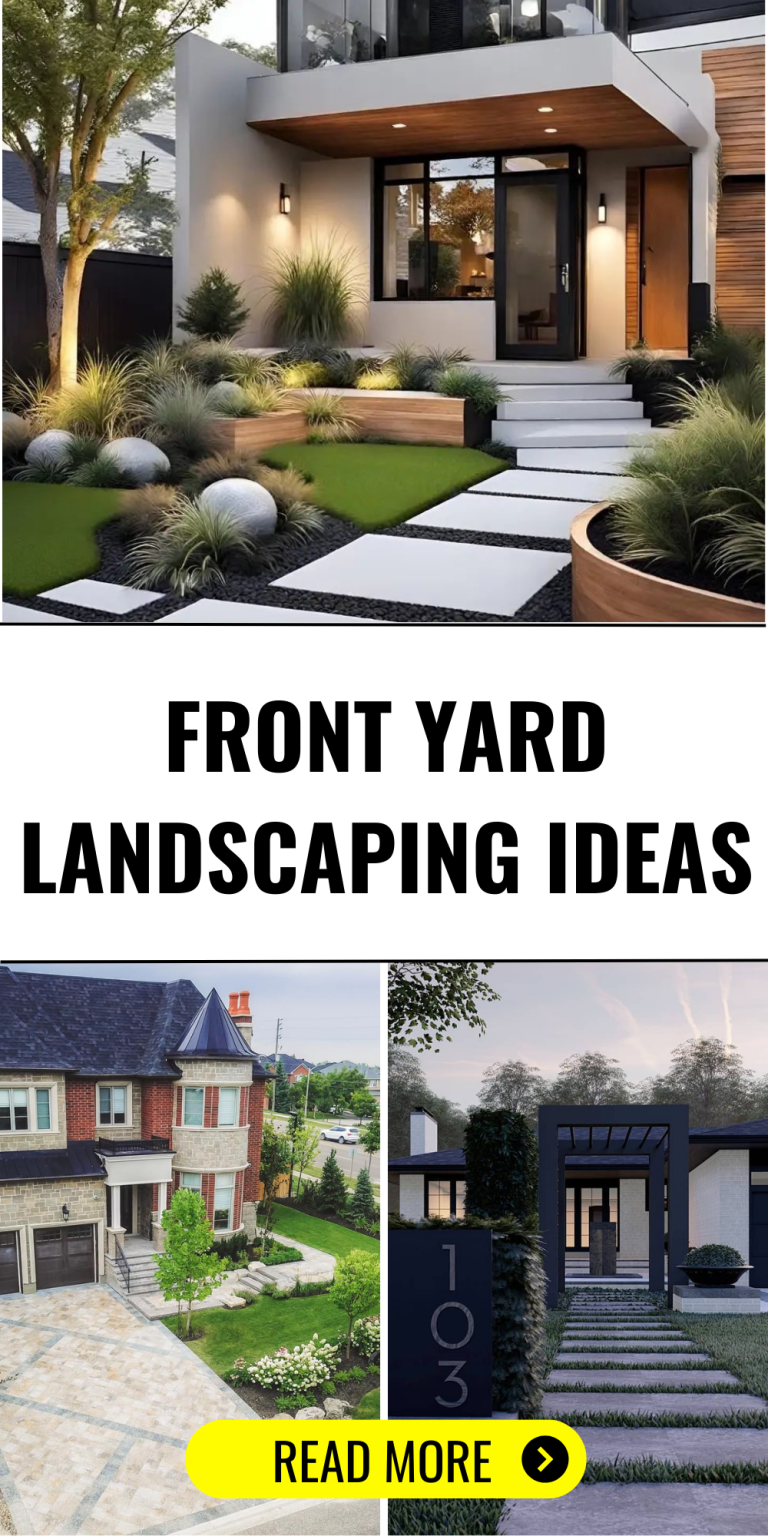 32 Front Yard Landscaping Ideas for Stunning Curb Appeal - placeideal.com