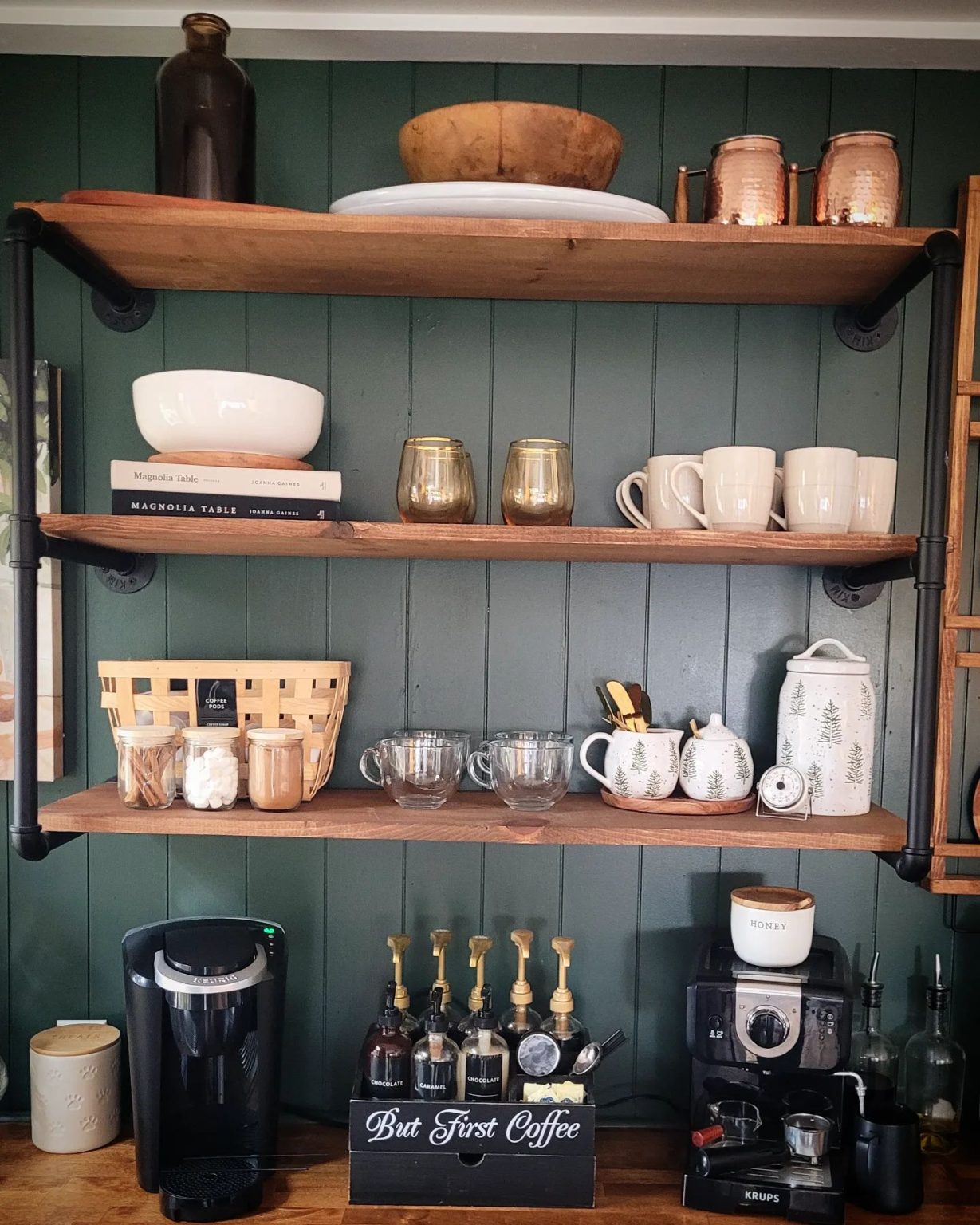 36 Inviting Kitchen Coffee Bar Ideas for Your Home Oasis - placeideal.com