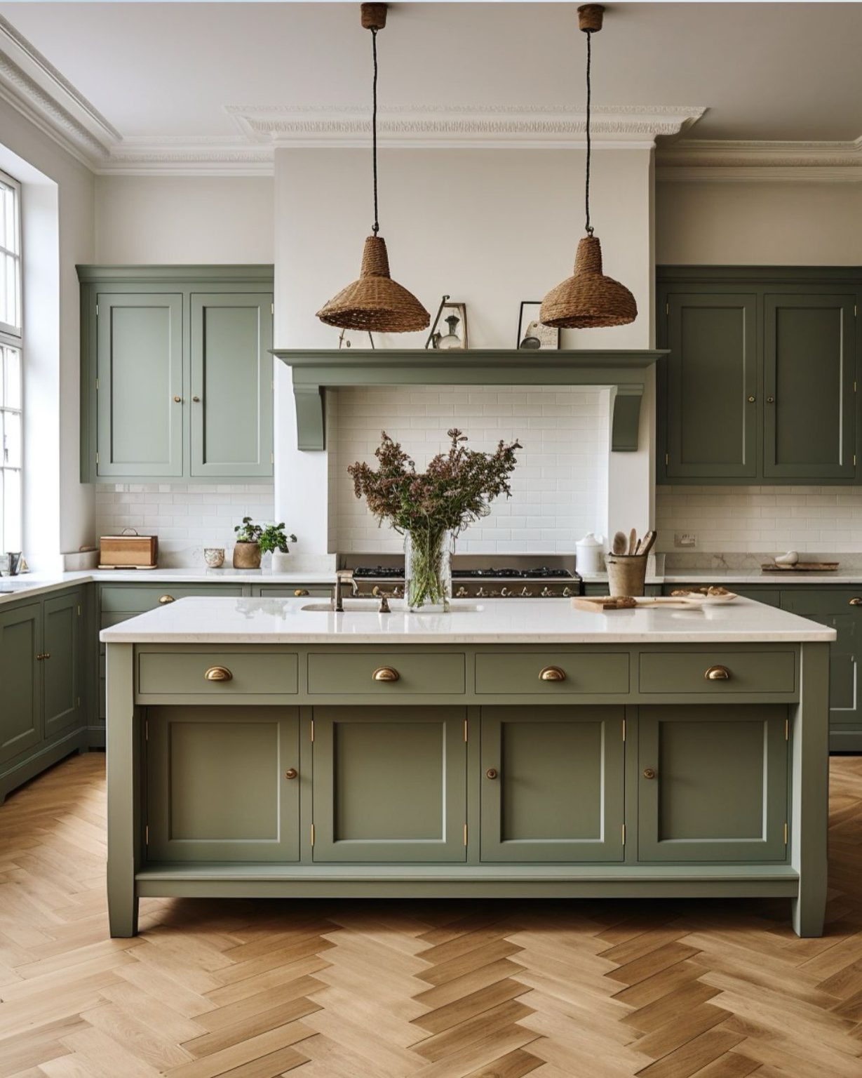 32 Lush Green Kitchen Ideas for a Fresh, Modern Home Update ...