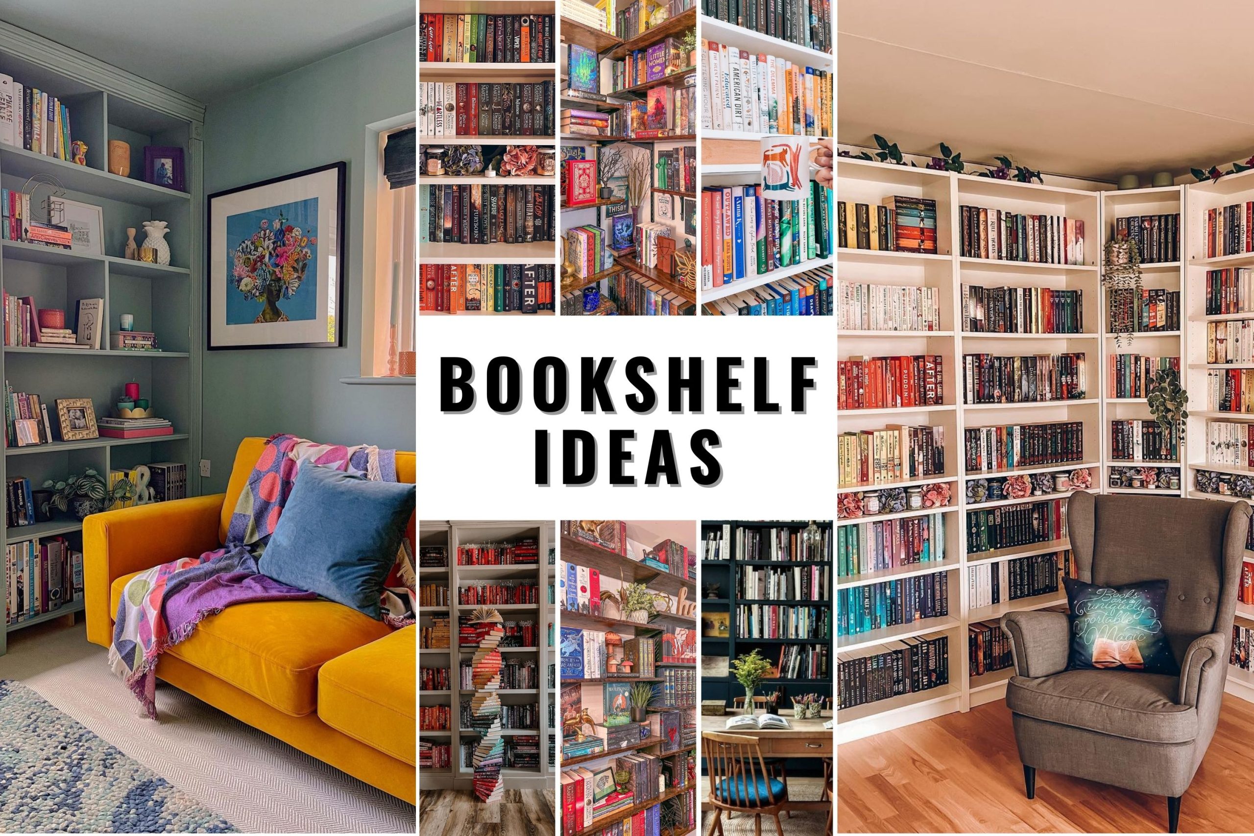 35 Bookshelf Ideas to Transform Your Space | Stylish & Creative ...