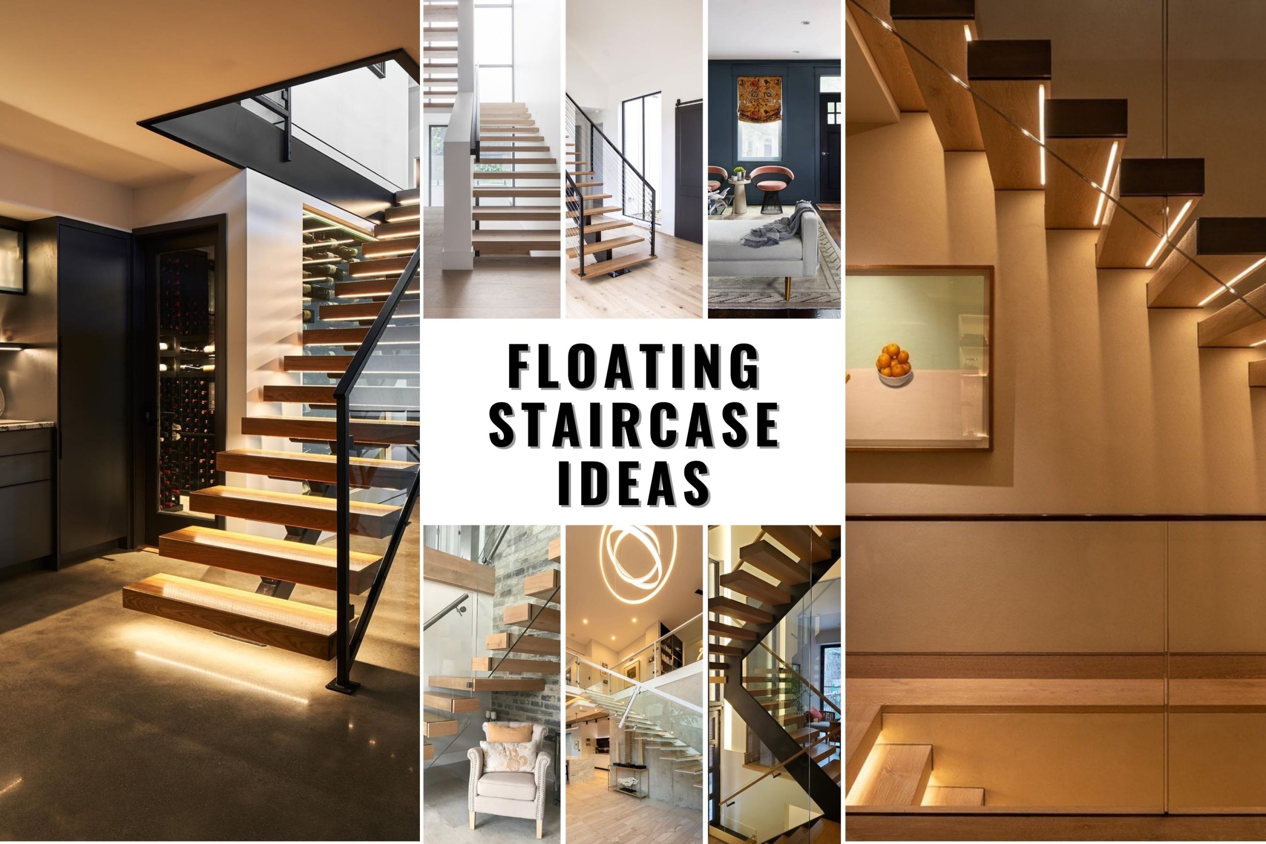35 Floating Staircase Ideas for a Modern Home Aesthetic | Design ...