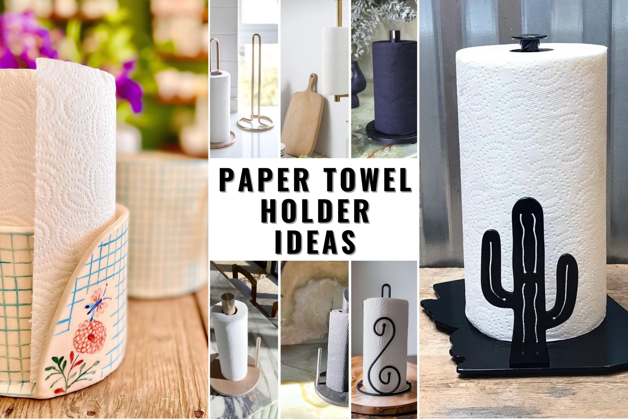 33 Unique Paper Towel Holder Ideas to Elevate Your Kitchen Decor ...
