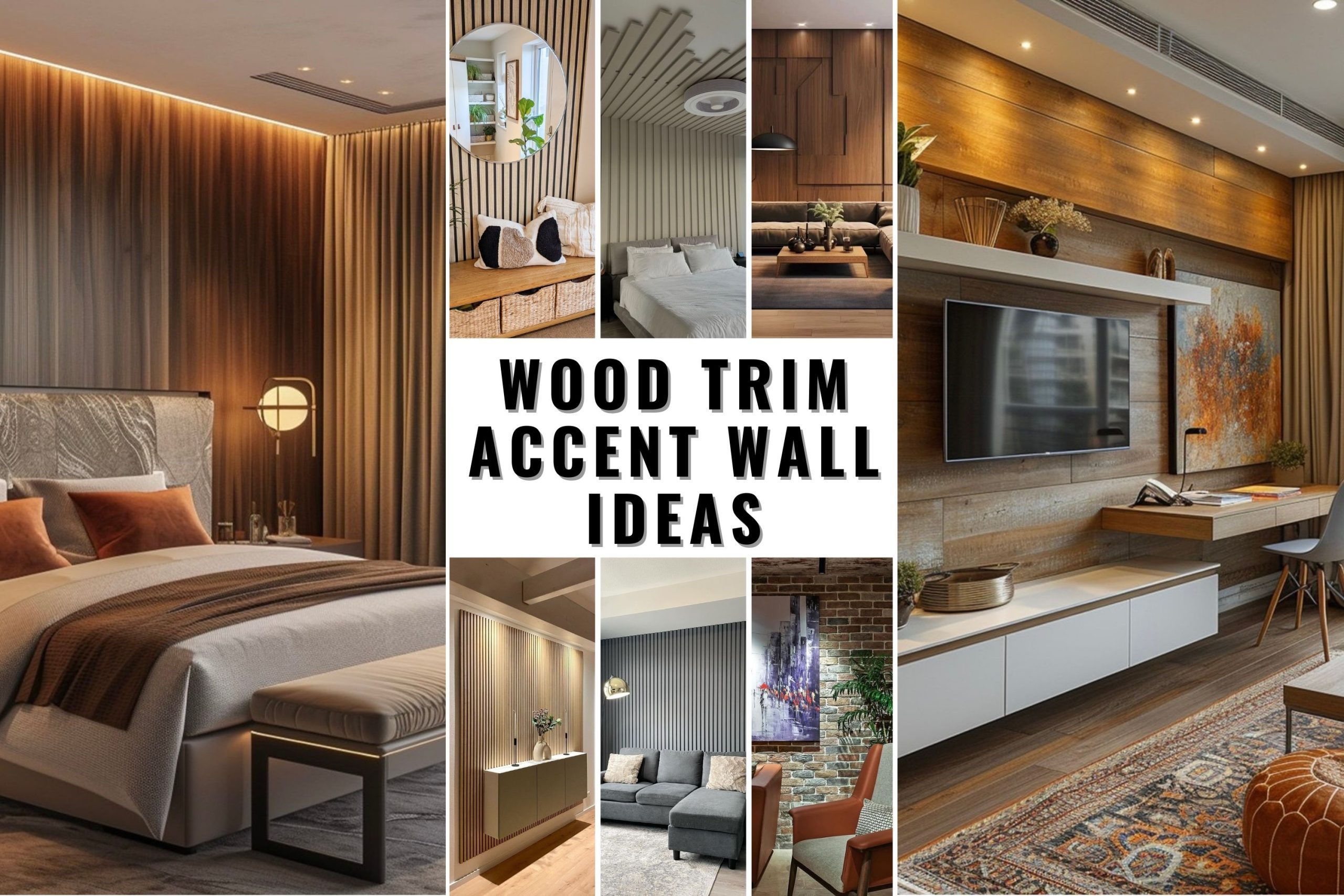 35 Stunning Wood Trim Accent Wall Ideas to Transform Your Home ...