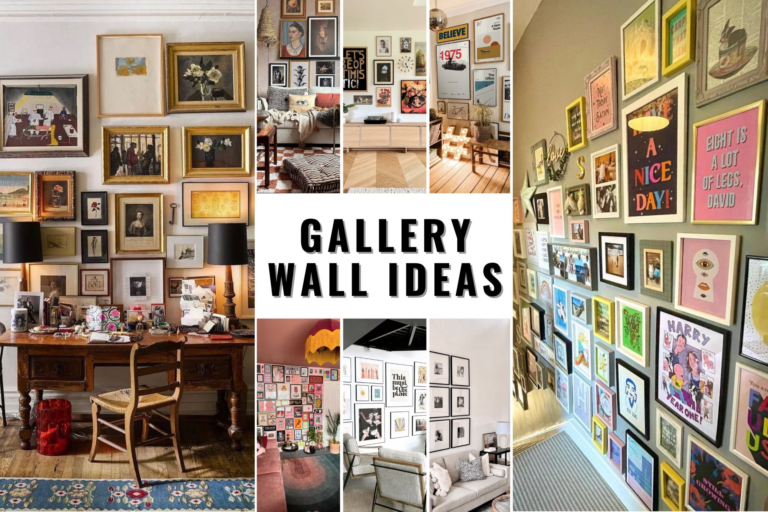 32 Gallery Wall Ideas 2025: Transform Your Space with Creative and ...