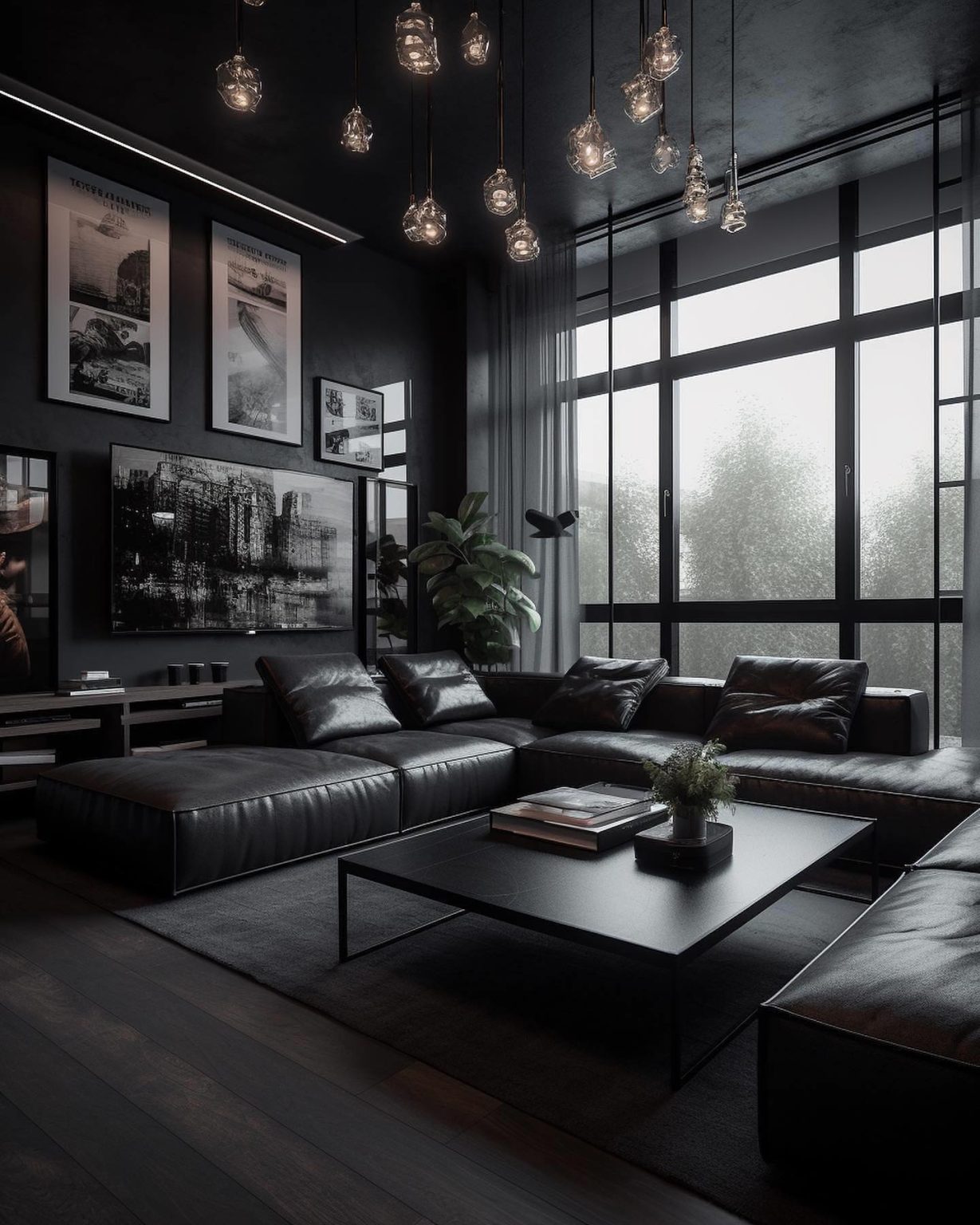 24 Modern Dark Living Room Ideas: Elegant, Cozy, and Stylish Designs ...