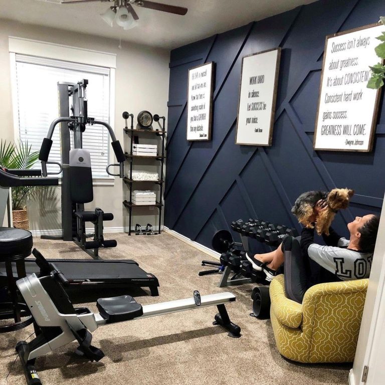 35 Small Home Gym Ideas for Stylish Fitness Spaces at Home - placeideal.com