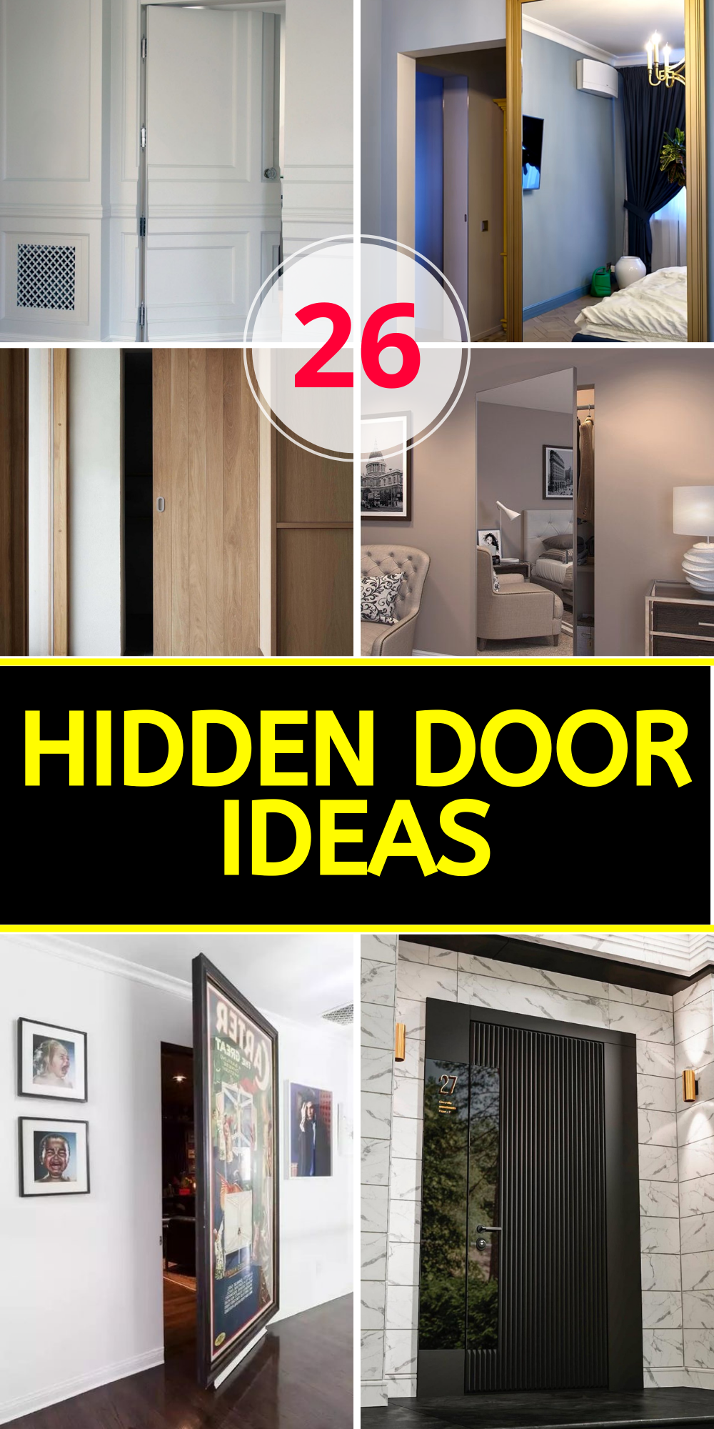 26 Hidden Door Ideas for a Stylish and Functional Home Makeover ...