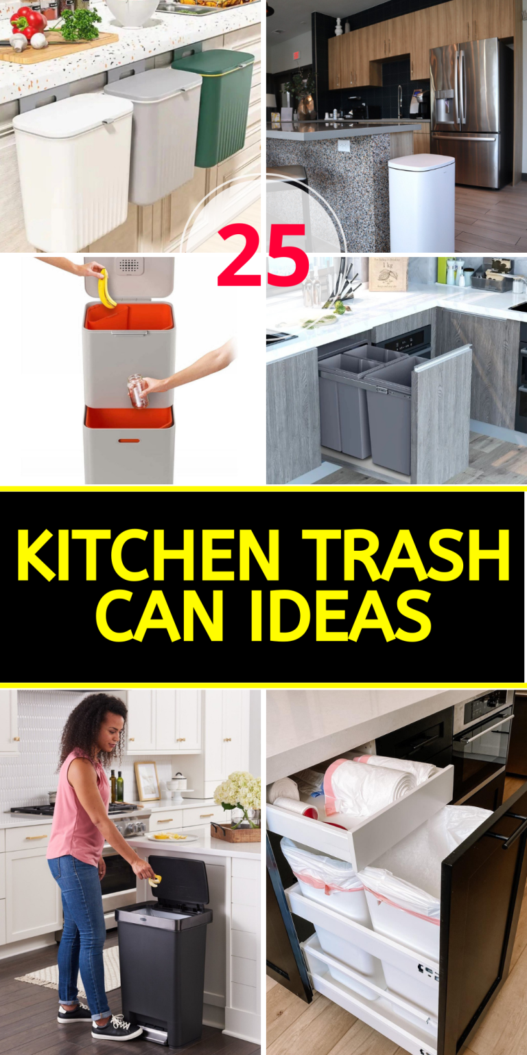 25 Kitchen Trash Can Ideas That Will Transform Your Space - placeideal.com
