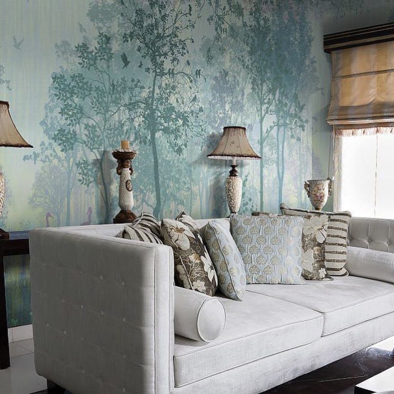 Explore 25 Creative Wallpaper Ideas to Revitalize Your Living Room Now ...
